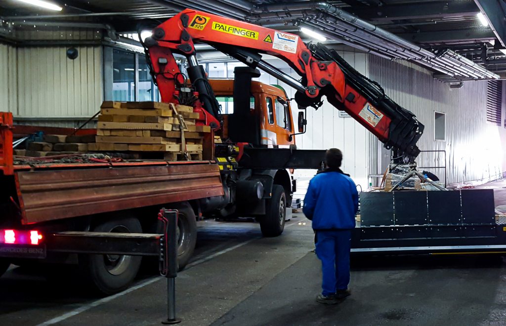 Neuer MAN LKW mit Palfinger Ladekran - Dieter Vogel GmbH